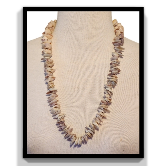 Vintage | Jewelry | Hawaiian Lai Clam Shell Antique Necklace | Poshmark